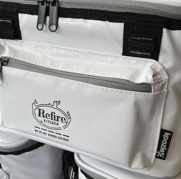 REFIRE KITCHEN SOFT SHELL KOOZIE COOLER - WHITE – Refire Kitchen
